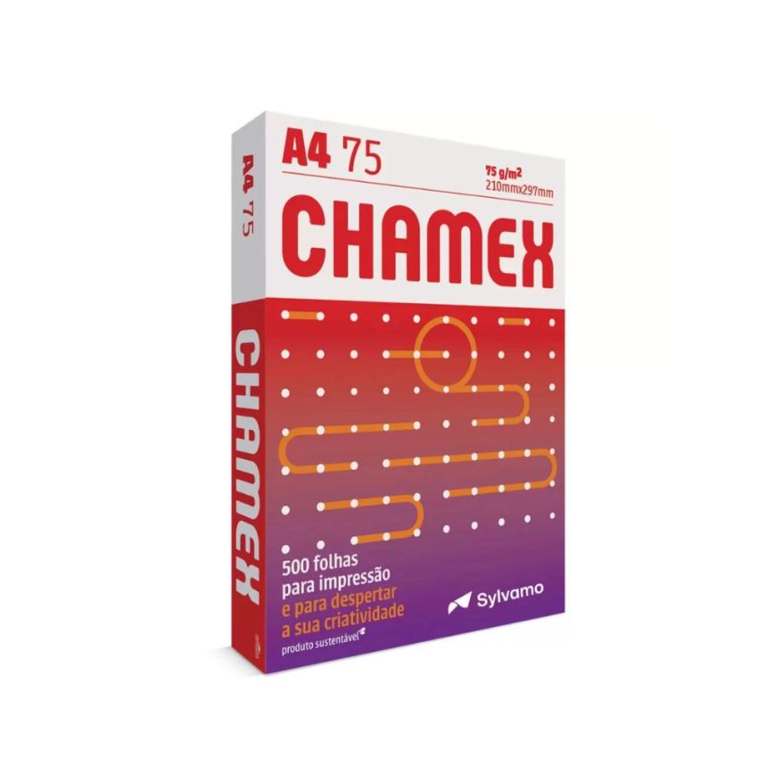 Papel Chamex A4 75gr 500 folhas