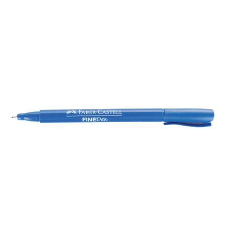 Caneta Hidrografica Finepen Fpb/azzf Azul 0,4mm Faber